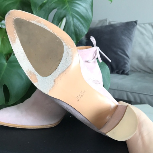 Stuart Weitzman | Shoes | Authentic Stuart Weitzman Pink Booties | Poshmark